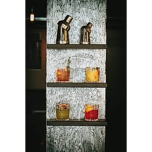 Nachtmann Highland Whisky Tumbler, Crystal Clear Glass, Set of 4 Glasses, 4 - Inch Drinking Cup for Fine Whiskies, Scotch, Cognac, and Rum, Rock Glasses, 12-Ounce, Dishwasher Safe