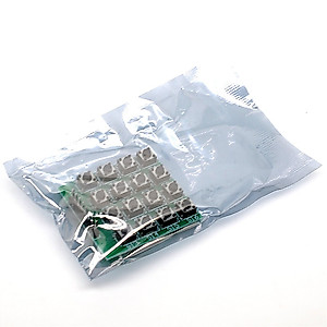 Oiyagai 5-Pack Universal 4x4 Matrix Keypad Module with 16 Buttons, Ideal for Arduino DIY Projects