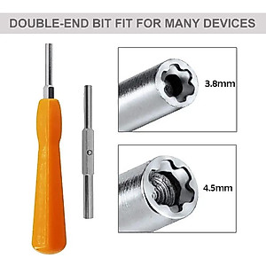 Replacement 72 Pin Slot for NES, 72 Pin Connector for NES, 72 Pin Cartridge Slot Connector with 3.8mm 4.5mm Screwdriver Bit Open Tool for NES 8 Bit System