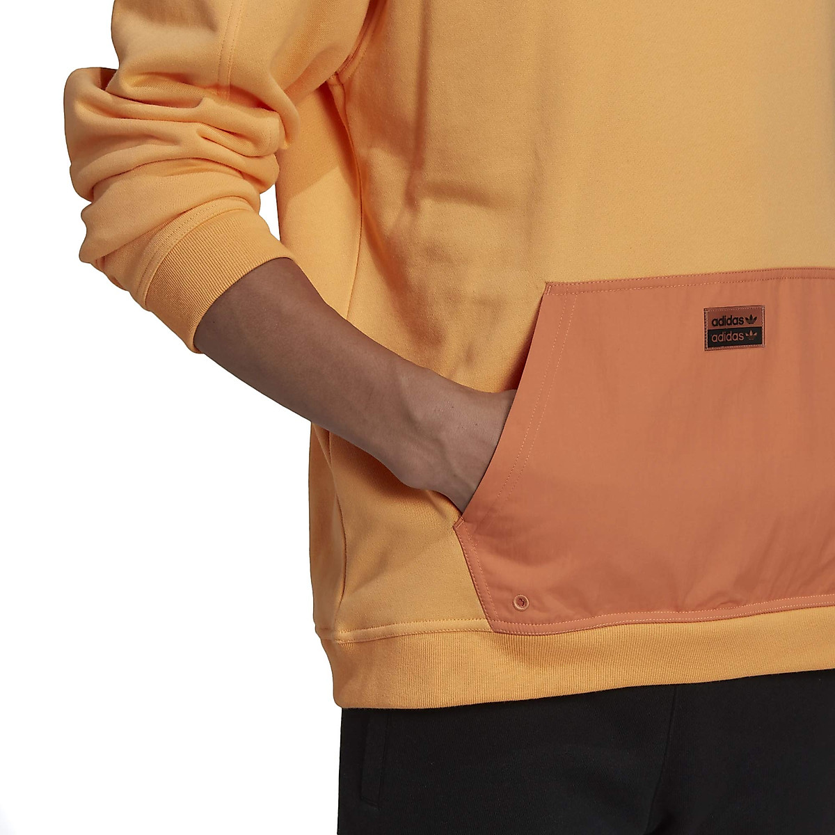 adidas Originals Men's R.Y.V. Utility Hoodie (S, Hazy Orange / Hazy Copper)
