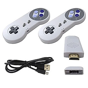 4K 2.4G Wireless HD TV Video Game Console 1500+Built-in Games+ Retro Gamepads