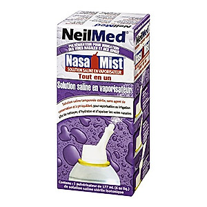 NeilMed NasaMist All in One Multi Purpose Saline Spray, 6.3 Fl Oz