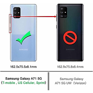 (8 Pack) for Samsung Galaxy A71 5G Case [NOT for Verizon A71 5G UW],Soft Silicone Gel Bumper Phone Case Shockproof Cover for Samsung A71 5G, Red, Light Pink, Yellow, deepPink,Green,Purple,Blue, Black