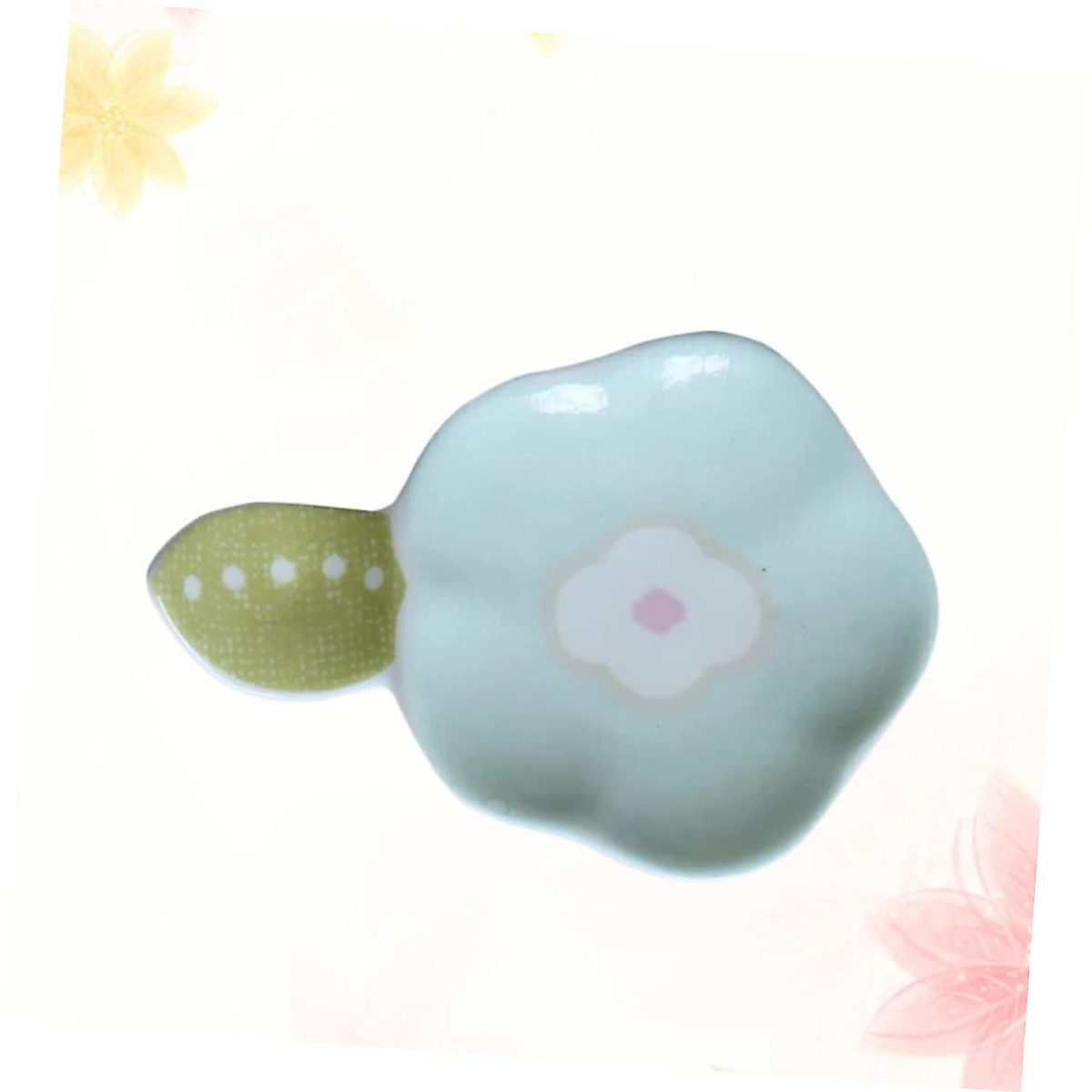 Housoutil 3pcs Spoon Holder Sushi Dish Dip Sauce Bowl Chopsticks Rests Holders Chopstick Stand Dessert Plate Snack Bowl Seasoning Bowl Dip Dish Chopstick Rest Condiment Dish Mini Ceramics