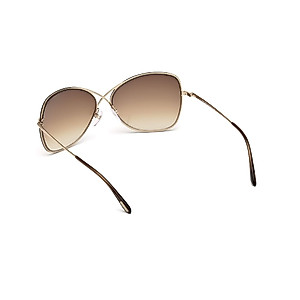 Tom Ford Butterfly Sunglasses TF250 Colette 28F Rose Gold FT0250