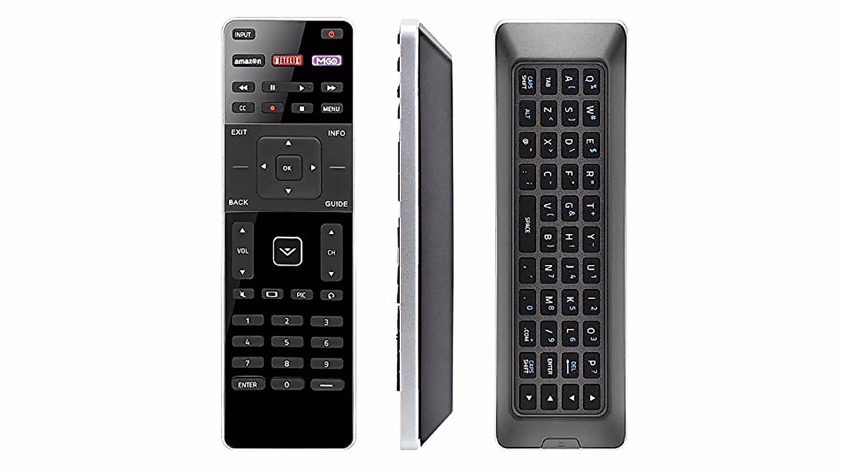 Universal Replacement Remote for All Vizio Smart TVs + Keyboard