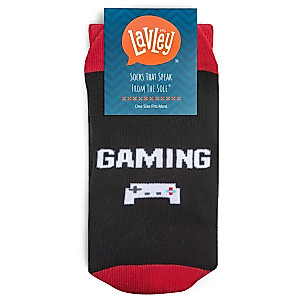 I'd Rather Be - Funny Novelty Socks Stocking Stuffer Gift For Men and Women (Gaming)