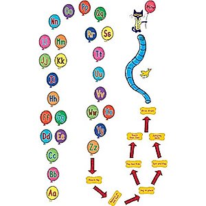 Pete The Cat Alphabet Balloons Sensory Path