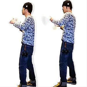 Aslatua(2 in 1set) African Shaker (Kashaka) Black-white