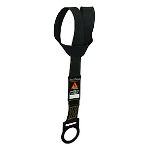 FallTech 72494FT Multi-Purpose Arc Flash Choker - Arc Flash Nomex Choker with 1 Coated D-Ring, 4', Black