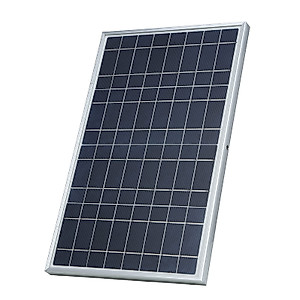 HUIOP Solar Panel Kit,30W D C 12V/18V Solar Panel Kit Set with Alligator Clip/ IP65 Water Resistance for Home Indoor Outdoor Use Portable