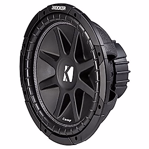 Compatible with 2009-2020 Ford F-150 Super Cab Truck Kicker Bundle Comp C12 Single 12" Sub Box Enclosure & Harmony HA-A400.1 Amp