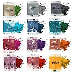 2X Tie Dye Powder │Tie Dye Powder Refills for Tie Dying │Fabric Dyes │12 Colors Tie Dye Powder 24 Total Dye Packets│2X Refills for Tie Dye │Mesi Colorz Tie Dye Refills