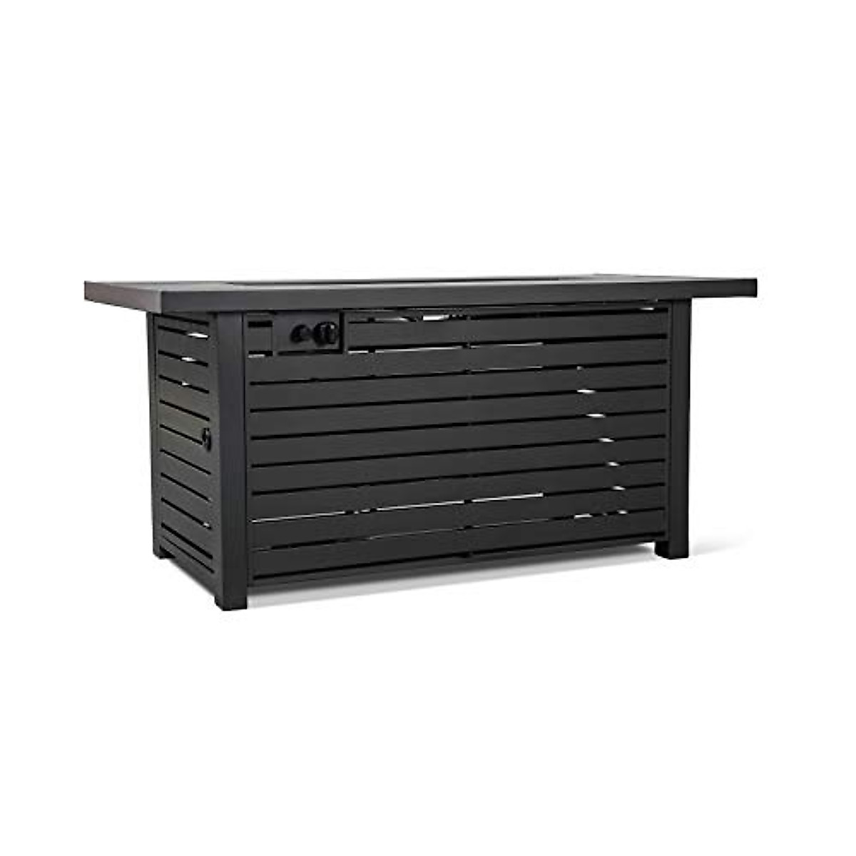 Hanie Design Parkside Gas Fire Table,Black