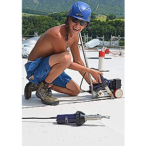 Weldy Foiler ETL Automatic Plastic Hot Air Welder 20mm for Welding PVC Banners/TPO/EPDM/Tauplins, Automatic PVC Banner Welding Machine 1700W