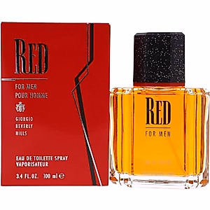 Red By GIORGIO BEVERLY HILLS FOR MEN 3.4 oz Eau De Toilette Spray