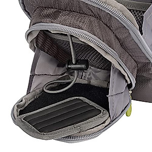 Allen Company Fall River Fly Fishing Chest Pack - Fits up to 2 Tackle/Fly Boxes and Other Accessories - Gray/Lime