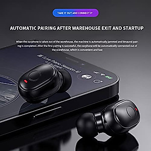 KENKUO Wireless Earbuds, 35Hrs Playtime Bluetooth Earbuds with Microphone, Immersive Premium Sound Ear Buds, Long Distance Connection, Wireless Earphones Compatible with iPhone & Android, White