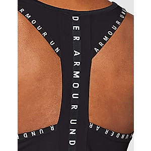 Under Armour Women's Knockout Tank Top , Black (001)/White, Medium