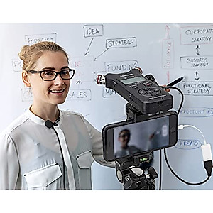 weishan Lav Microphone Replacement for Zoom H6 H4N H1N H1 Pro H5 H2N, TASCAM DR-05X DR-07X DR-05 Portable Recorder - 3.5mm Lavalier Mic 12ft