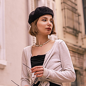 2PCS Saturn Artificial Rhinestone Pearl Necklace Set White Crystal Jewelry Lady Charm Lady Girlfriend Wedding Birthday Anniversary