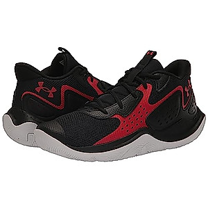 Under Armour Unisex Jet '23, (005) Black/Red/Red, 7, US