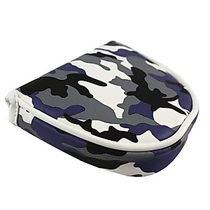 VOKOLY 1pc PU Waterproof Golf Club Putter Sleeve Suitable for Sports Protective Equipment Camouflage Purple(TA03P-1)