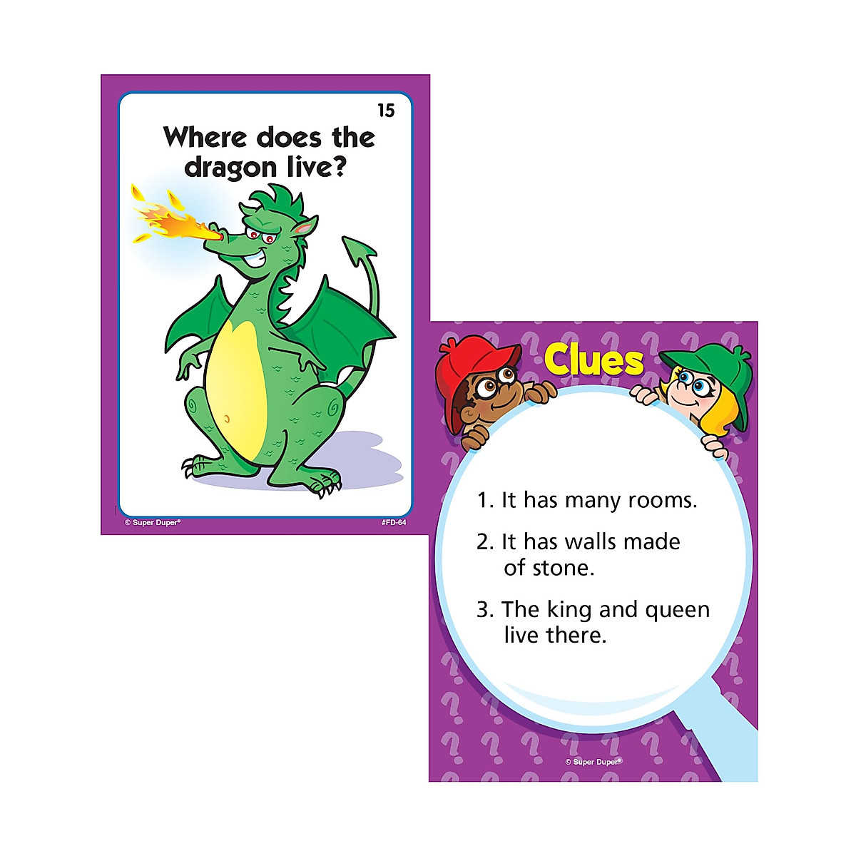 Super Duper Publications | Mini-Mysteries Fun Deck Flash Cards | Educational Learning Resource for Children