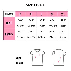 LOOKFACE Women Cute Graphic Shirts Light Green Large