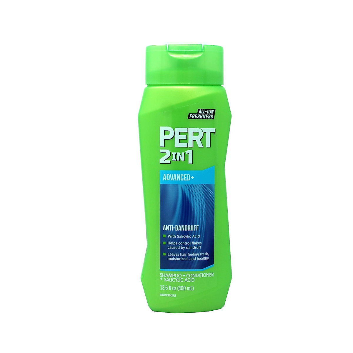 Pert Plus 2 in 1 Shampoo + Conditioner Dandruff Control 13.5 Fl Oz / 400 Ml (Pack of 3)