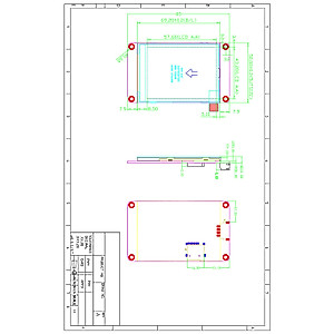 Ferwooh Nextion Basic Display 2.8'' NX3224T028 2.8inch TFT Resistive Touch Screen Panel 320X240 UART HMI LCD Display Module