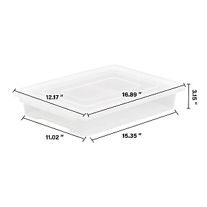 UNiPLAY Set of 4 Small Storage Bins with Lids - Versatile, Easy-to-Clean Organizers for Home, Office, and More