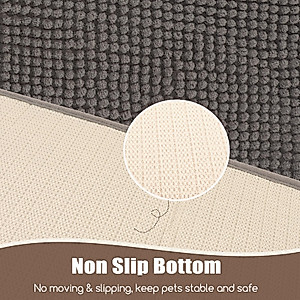 Lifeunion Guinea Pig Cage Liners, 3 Pcs Absorbent Reusable Guinea Pig Pee Pads, Non Slip Washable Guinea Pig Bedding Blanket Mat for Small Animal, Rabbit, Hamster, Bunny, Chinchilla (3pcs-grey)