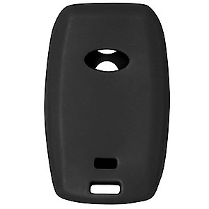 Keyless2Go Replacement for New Silicone Cover Protective Case for Select Kia Vehicles with Push-Button Ignition That Use Prox Smart Keys SY5XMFNA433, SY5XMFNA04 (2 Pack) - Black