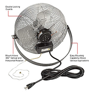 Global Industrial Workstation Fan, 12" Diameter
