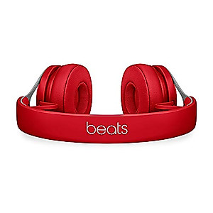 Beats EP Wired On-Ear Headphones - Battery Free for Unlimited Listening, Built in Mic and Controls - Red