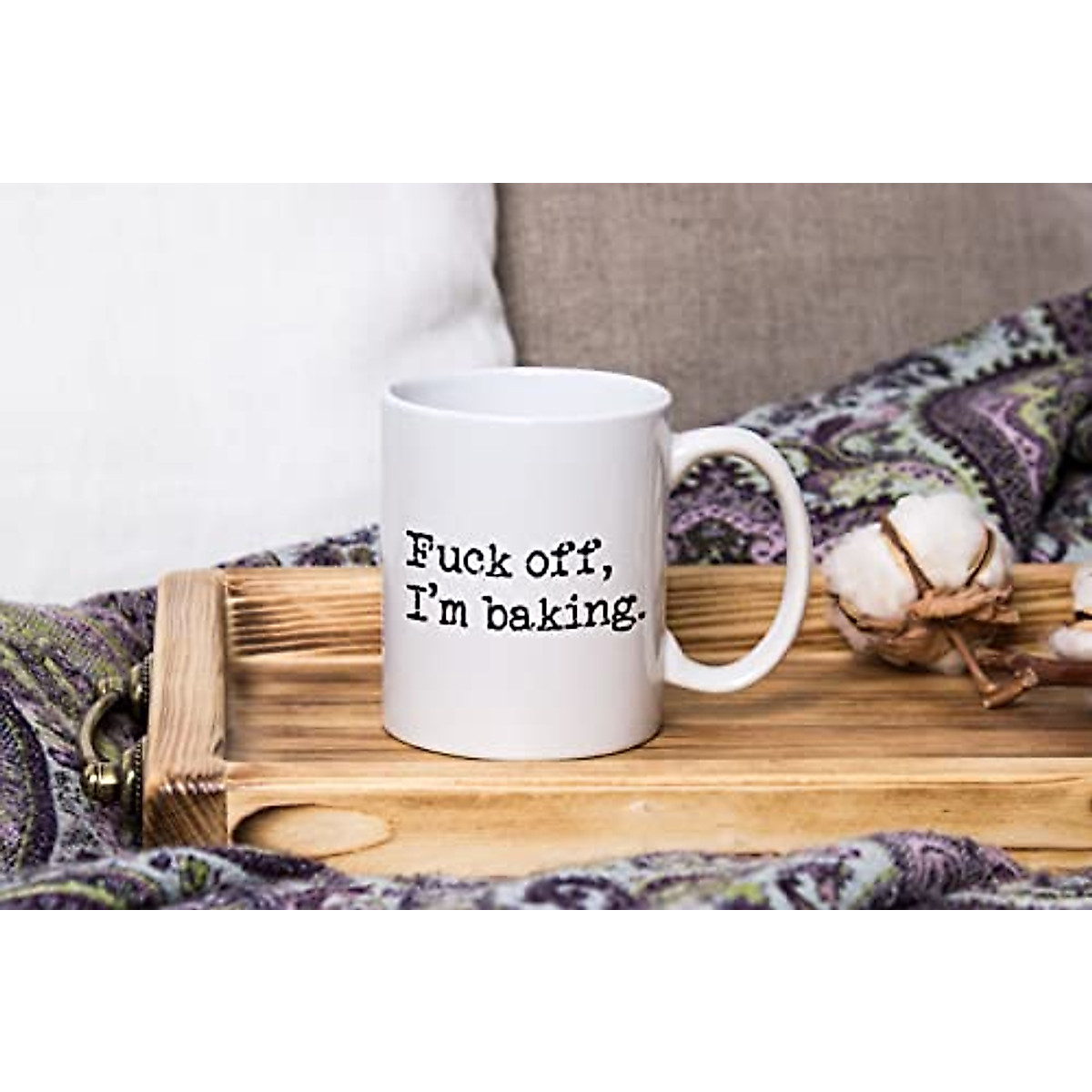 Fuck Off I'm Baking Coffee Mug, Cake Bakers, Cake Decorators, Pastry Chefs Gag Gifts, St Patrick's Day, Christmas, Birthday Gifts, Rude Sarcastic Mugs, Mothers Day, Fathers Day Gifts