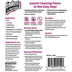 Endust for Electronics Screen Cleaner Spray, Electronic Anti-Static Cleaning Gel and Dusting Pump Multi-Surface Spray, For Plasma, LCD, Tablet, and Computer Screens, Monitor and Keyboard, Phone(11414)