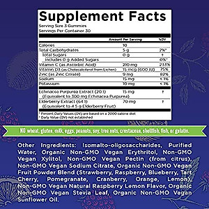 Immunity Gummies & Liquid Zinc Bundle by MaryRuth's | 5-in-1 Sugar Free Immunity Gummies, 90ct | Ionic Zinc Sulfate Drops + Organic Glycerin, 4oz | Formulated for Adults & Kids | Vegan, Non-GMO