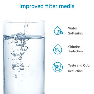 Replacement for Brita Water Filter, Pitchers and Dispensers, Classic OB03, Mavea 107007, and More, NSF Certified Pitcher Water Filter, by AQUA CREST, 9 Count