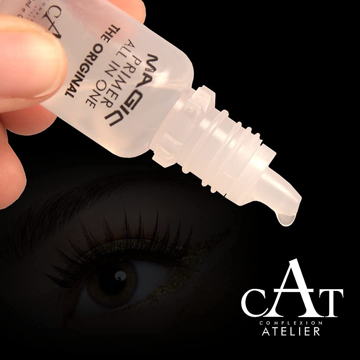 CAT Magic Primer All in One The Original Make-up Mixing Liquid for Waterproof Sweat Resistance and Smudge Proof for Ultra Long Wear Transparent Small