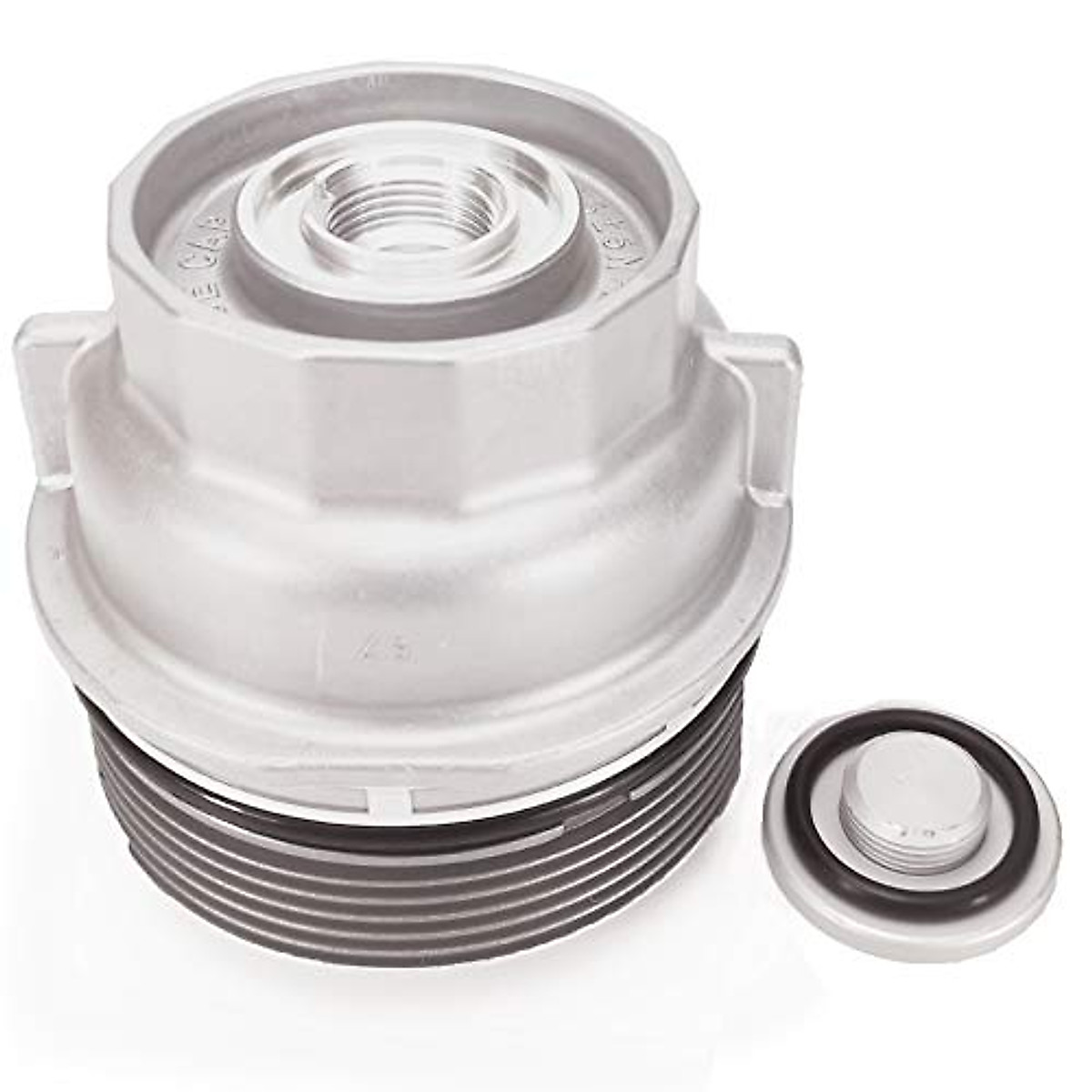 Oil Filter Housing Cap Assembly 15620-31060 For Toyota Camry Tundra RAV4 4Runner Tacoma Highlander Sienna Venza Avalon Fj Cruiser, Oil Filter Housing Cover 2010 2011 2012 2013 2014 2015 2016 2017 2018