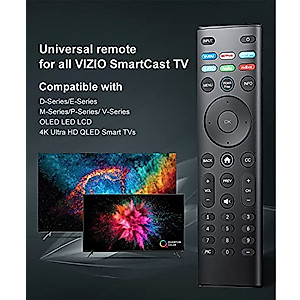 Universal Remote-Control Replacement for VIZIO D-Series M-Series P-Series V-Series UHD LED LCD Smart TV
