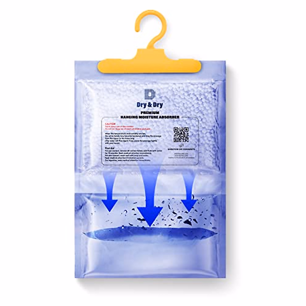 Dry & Dry 12 Pack[7 OZ] Premium Moisture Absorbers Dehumidifiers for Home Dehumidifier for Basement Dehumdifiers for Bedroom Small Dehumidifiers - Dehumidifiers Moisture Absorber