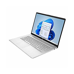 HP 2021 17.3" FHD IPS 250 Nits Laptop Computer, Intel Core i5-1155G7 Processor, 32GB RAM, 2TB HDD+ 2TB SSD, Backlit Keyboard, Intel Iris Xe Graphics, HD Webcam, HD Audio, Win11, Silver, 32GB USB Card