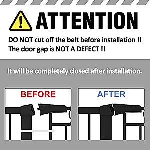 Extra Wide Baby Gate with Door-Walk Through Baby Gates for Stairs Pressure Mounted no Drill-Indoor Tension Metal Child Pet Dog Safety Gate 59.84"-62.60" inches Wide