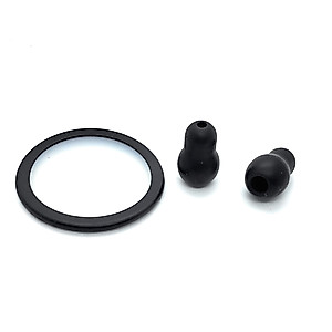 Adult Diaphragm Replacement - Fits Cardiology IV (4) Classic III (3), Classic II (2) Stethoscopes - 2 Extra Ear Pieces, Compatible with Littmann