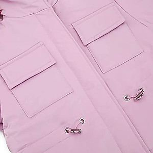 TJTJXRXR Infant and Toddler Baby Boys/Girls Snowsuit Winter Baby Clothing Set Duck Down Hooded Jacket +Bib Pants 2 Pieces Set (as1, age, 3_years, 4_years, Pink)