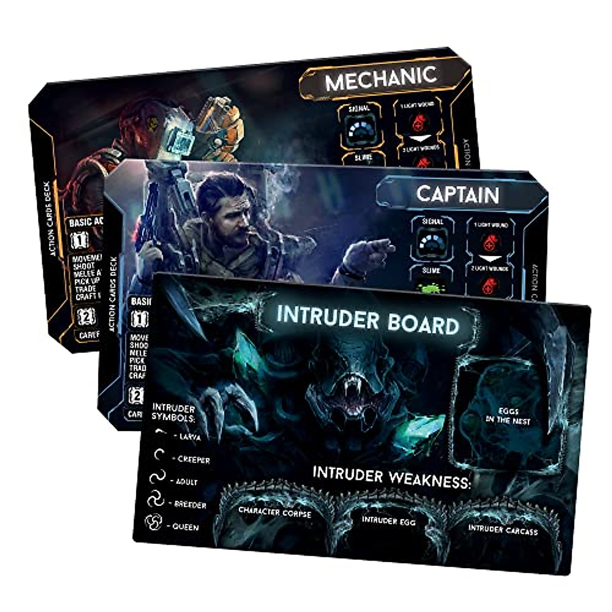 Nemesis Board Game | Sci-Fi Horror | Miniatures | Strategy | Cooperative Adventure Game for Adults and Teens | Ages 14+ | 1 - 5 Players | Average Playtime 1-2 Hours | Made by Rebel