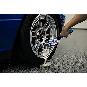 Barrel Blade - Microfiber Wheel Brush - Flat Head, Removable Cover, Firm and Bendable